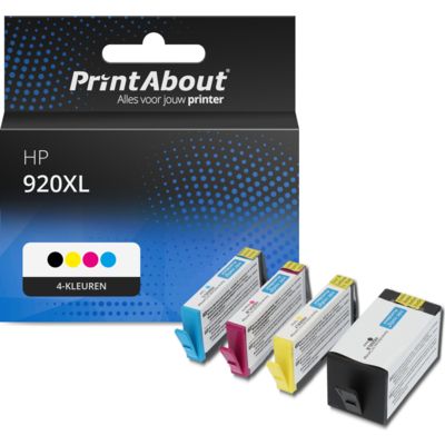 Huismerk HP 920XL Inktcartridge 4-kleuren (C2N92AE) Multipack Hoge ...