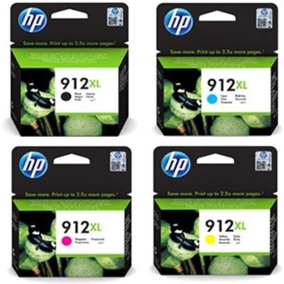 HP 912XL Inktcartridge 4-kleuren (3YP34AE) Multipack Hoge capaciteit ...