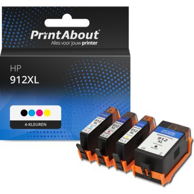 Huismerk HP 912XL Inktcartridge 4-kleuren (3YP34AE) Multipack kopen ...