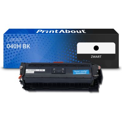 Huismerk Canon 040H BK Toner Zwart Hoge capaciteit kopen? | PrintAbout