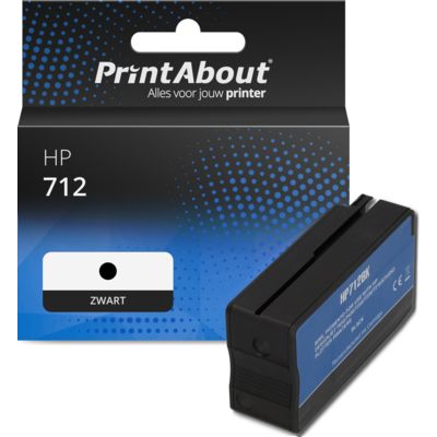Huismerk HP 712 Inktcartridge Zwart (3ED70A) kopen? | PrintAbout